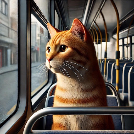 Animals Riding A Bus