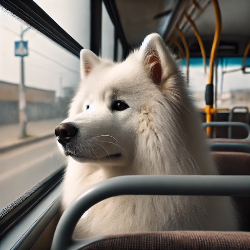 Animals Riding A Bus